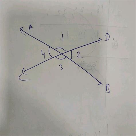 if two lines intersect prove that the vertically opposite angles are