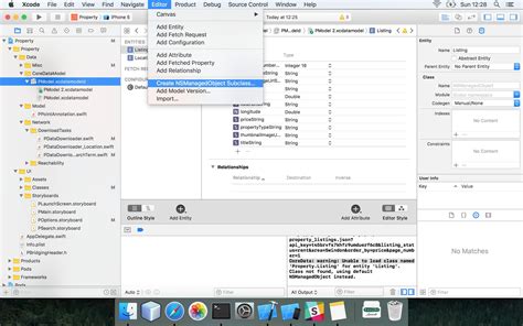 core data xcode 8 generates broken nsmanagedobject subclasses for ios