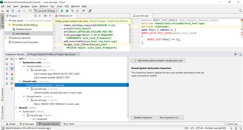 reliable code inspection results while using wsl ides support
