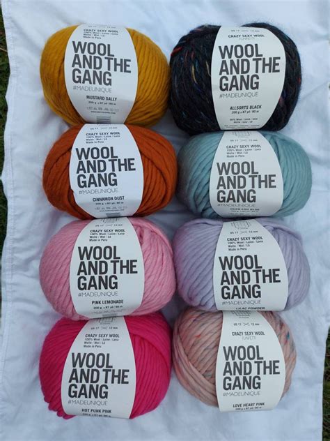 Wool And The Gang Crazy Sexy Wool Super Bulky Super Chunky 100 Etsy