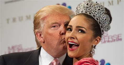 Newly Crowned Miss Universe Gets A Kiss From Donald Trump