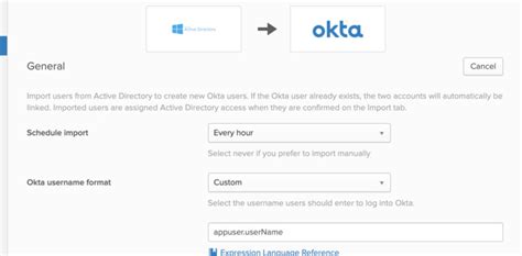 okta login username format