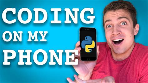 programming on my phone python for phone easy youtube