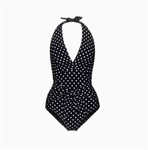 Vintage Style Bathing Suit Backless One Piece Halter Swimsuit
