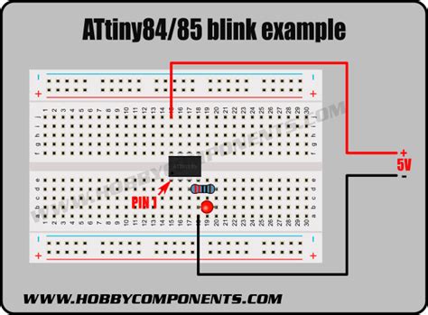 make a tiny arduino with just one ic using the attiny84 or attiny85