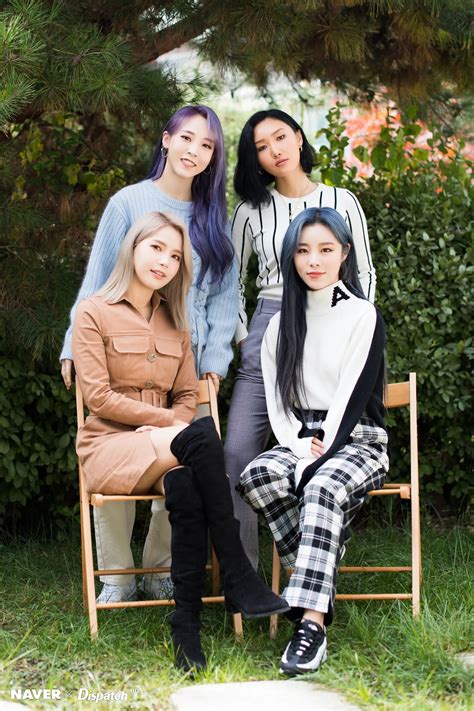 Mamamoo Reality In Black Promotion Photoshoot By Naver X Dispatch