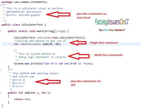 how to do javadoc comments complete howto wikies