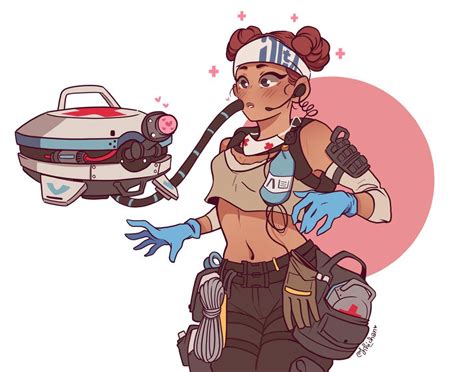 Lifeline And Her Loving Heal Drone 💕😘