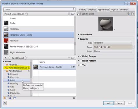 solved how to load the autodesk material library to the library panel