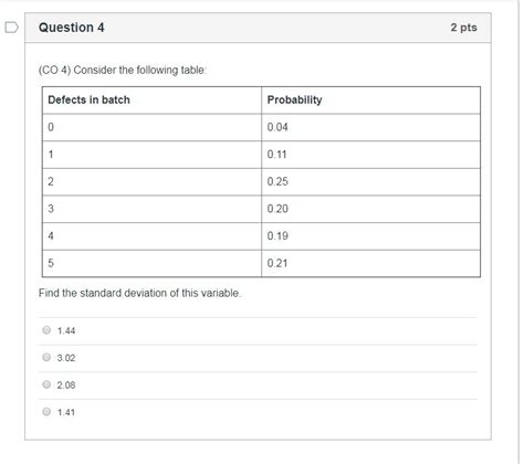 solved d question 3 2 pts co 4 consider the following