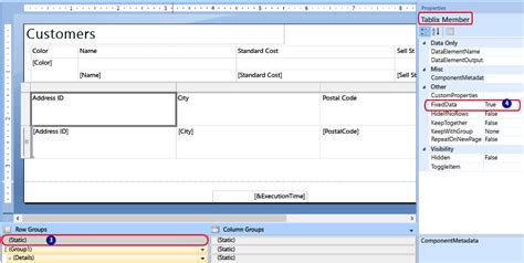 keep headers visible when scrolling through a report