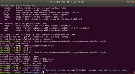 how to deploy a node js application on aws ec2 server