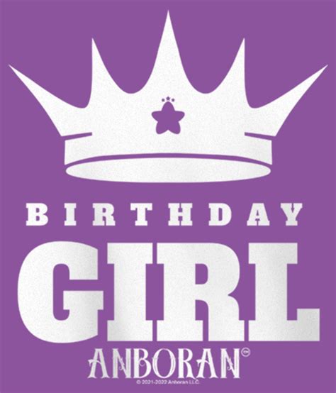 Girls Anboran Birthday Girl Crown T Shirt Fifth Sun