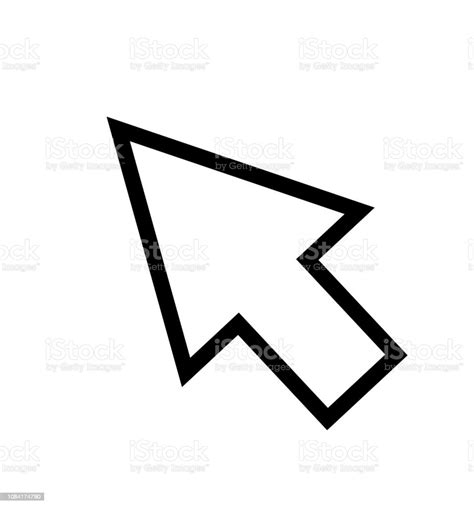cursorsymbol mauszeiger cursor symbol vektor vektorgrafik isoliert auf