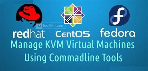 how to manage kvm virtual environment using commandline tools in linux