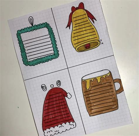ไอเดียการวาดตกแต่งใบงาน การ์ด ตีมคริสต์มาส 🥹🤍 แกลเลอรีที่โพสต์โดย