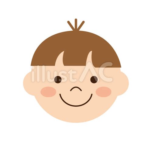 男の子の顔イラスト No 65905｜無料イラスト・フリー素材なら「イラストac」