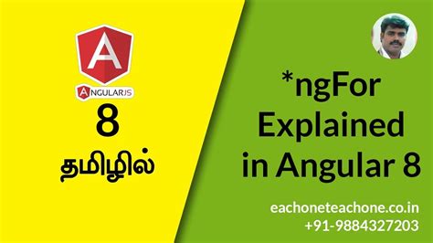 ngfor in angular 8 each one teach one youtube