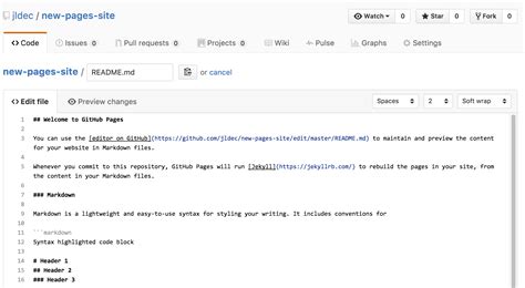 github pages websites for you and your projects hosted