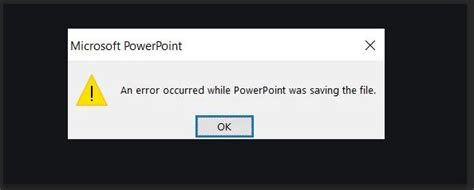 cara mengatasi powerpoint error saving file