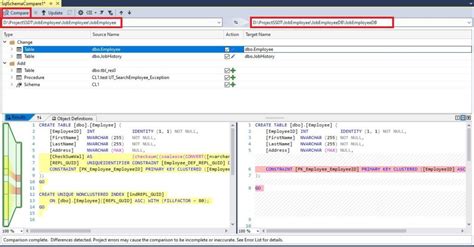 compare and find data differences between two tables in sql server with