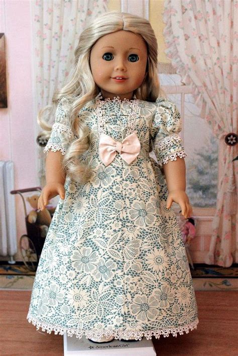 Regency Dress For Caroline Or Any American Girl Doll Etsy Doll