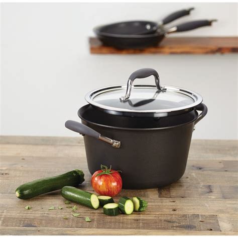 Kitchenaid Hard Anodized Nonstick 11 Piece Cookware Set In Black