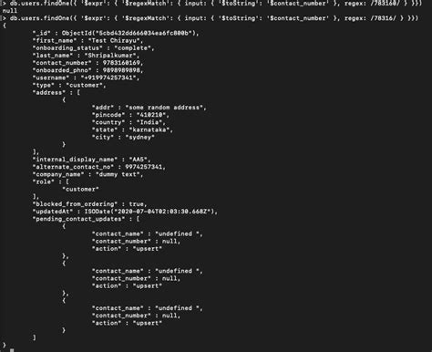 mongodb regexmatch after converting number tostring not working as