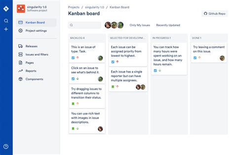 jira clone showcase project repo built with react