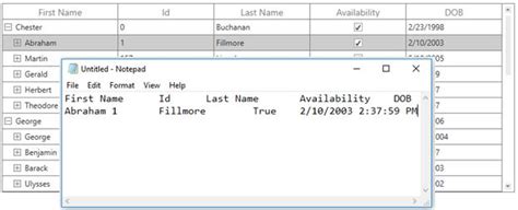 clipboard operations in wpf treegrid control syncfusion