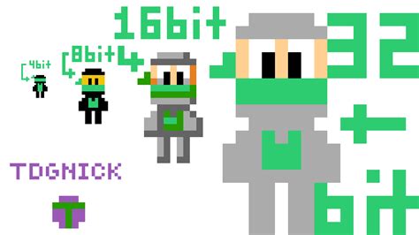 pixilart 4 bit 8 bit 16 bit 32 bit by anonymous