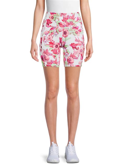 Avia Womens High Rise 7 Inseam Bike Shorts