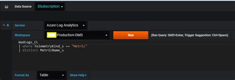 workspace enhancements · issue 70 · grafana azure monitor datasource