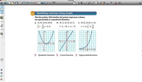 comparing linear exponential and quadratic functions tables worksheet