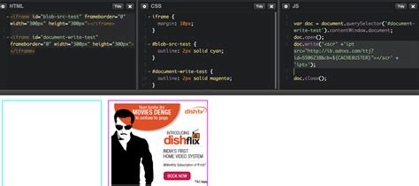 javascript iframe is not working struggling to execute script tags