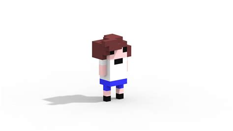 simple character magicavoxel youtube