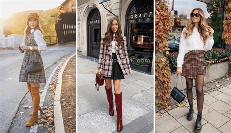 10 Looks Con Vestidos Y Faldas Para El Otoño Invierno Mujer Saludable