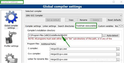 codeblocks error you need to specify a debugger program in the