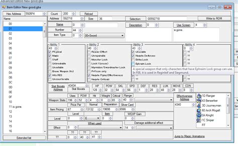[solved]febuilder fe8 master version help with item list questions