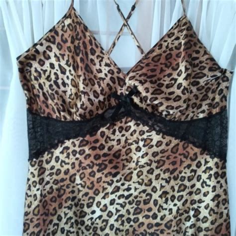 La Vie En Rose Intimates And Sleepwear La Vie En Rose Leopard Print