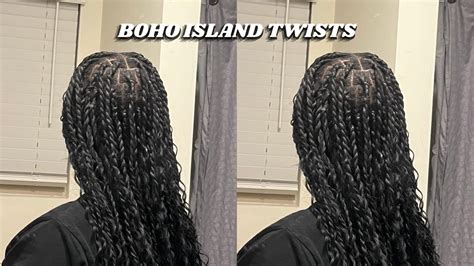 Boho Island Twists Tutorial 🏝️🤍 Youtube