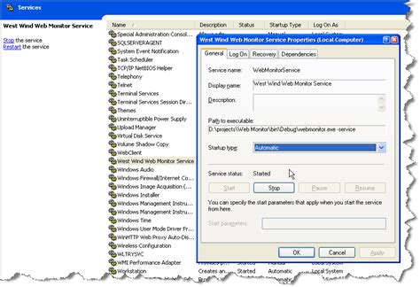 web monitor startup modes west wind web monitor