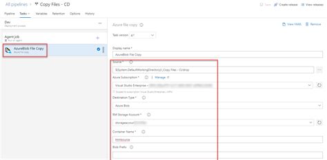 azure devops copy files from git repository to azure