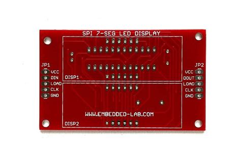 led display module pcb only from embedded lab on tindie