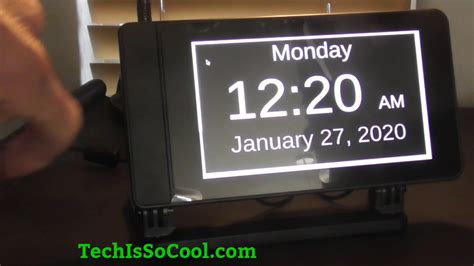 diy clock using raspberry pi and touchscreen techissocool youtube