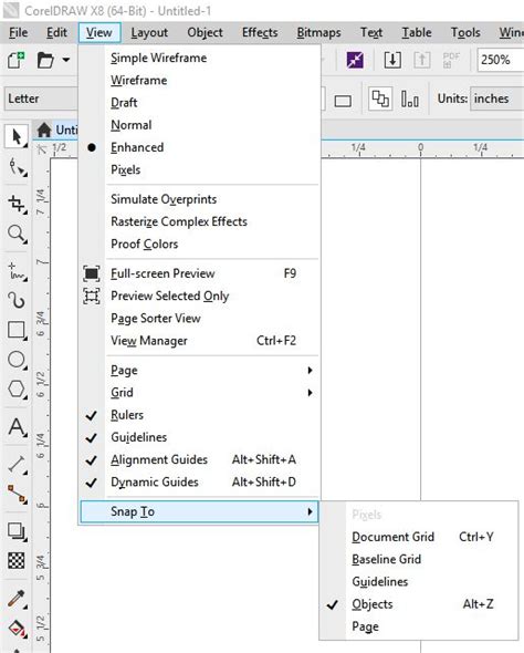 snapping not working coreldraw x7 coreldraw graphics suite x7