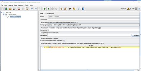 groovy jmeter import common assertion script from relative path