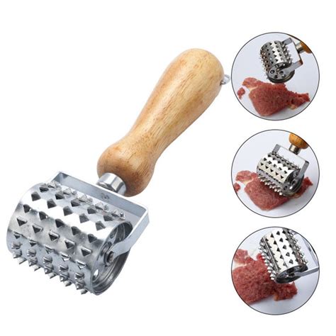 Stainless Steel Meat Tenderizer Steak Pork Chop Fa Grandado