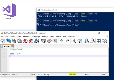 run bash script from windows powershell stack overflow