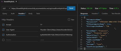 execute ad queries protected by modern authentication from